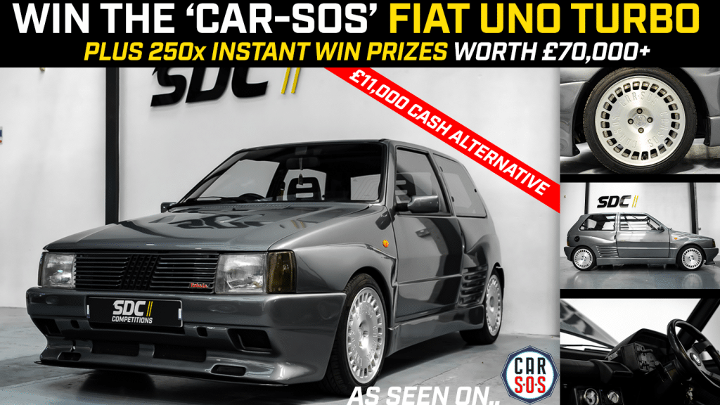 WIN THIS RARE 1988 FIAT UNO TURBO I.E BUILT BY CAR S.O.S! PLUS OVER £ ...